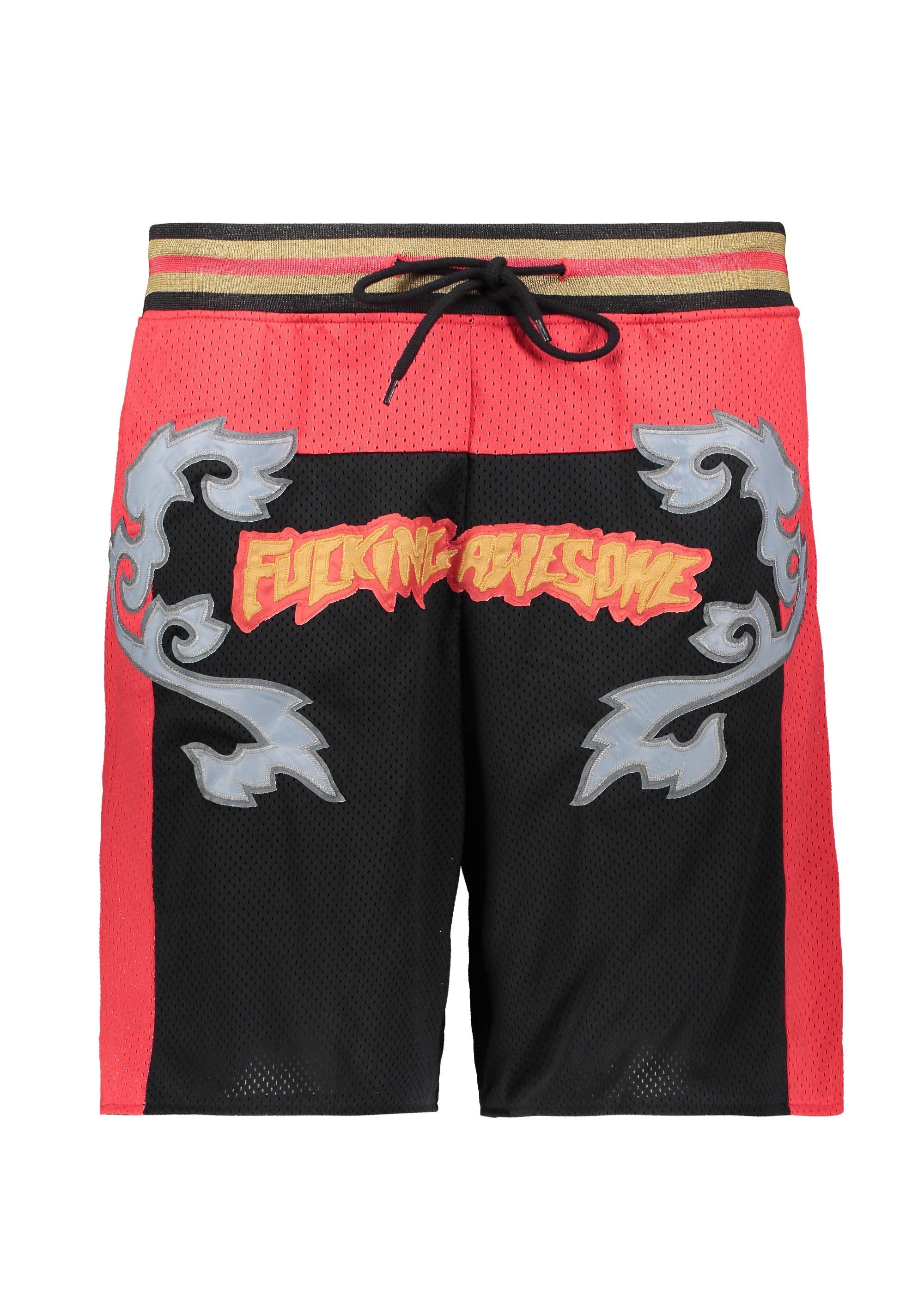 FA Muay Thai Basketball Shorts - Red/ Black – Triads Clothing